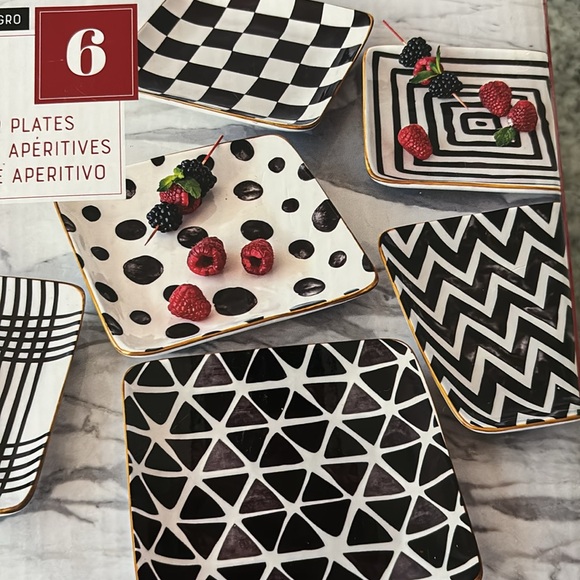 Over and Back | Dining | Over And Back Appetizer Dessert Plates Ceramic ...